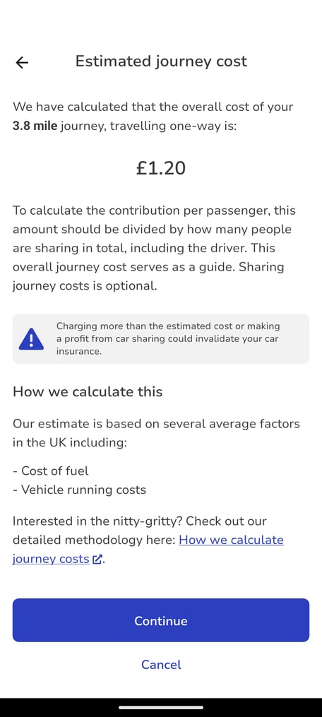 How to add a journey on the Mobilityways app