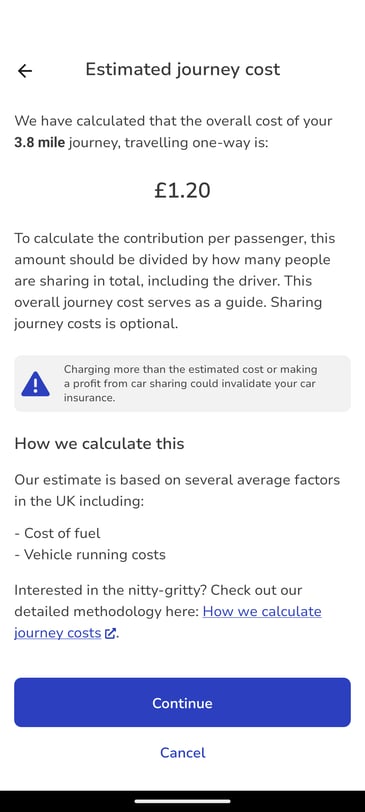 How to add a journey on the Mobilityways app
